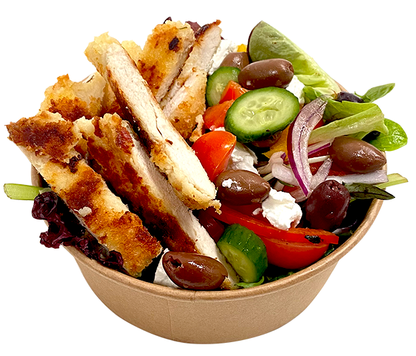 Mediterranean Salad & Schnitzel | Zan Zanz
